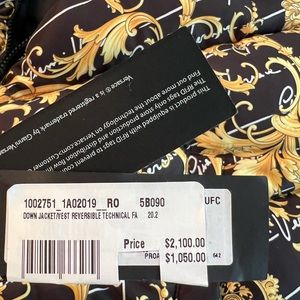 Versace | Jackets & Coats | Versace Reversable Puffer | Poshmark